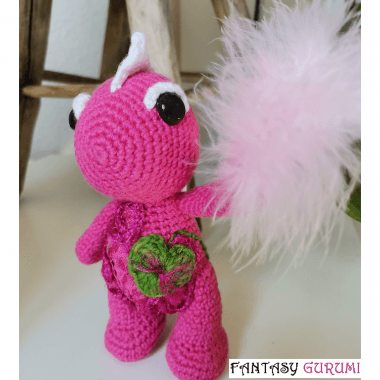 Drake le gentil dragon au crochet - amigurumi au crochet - Fantasy Gurumi