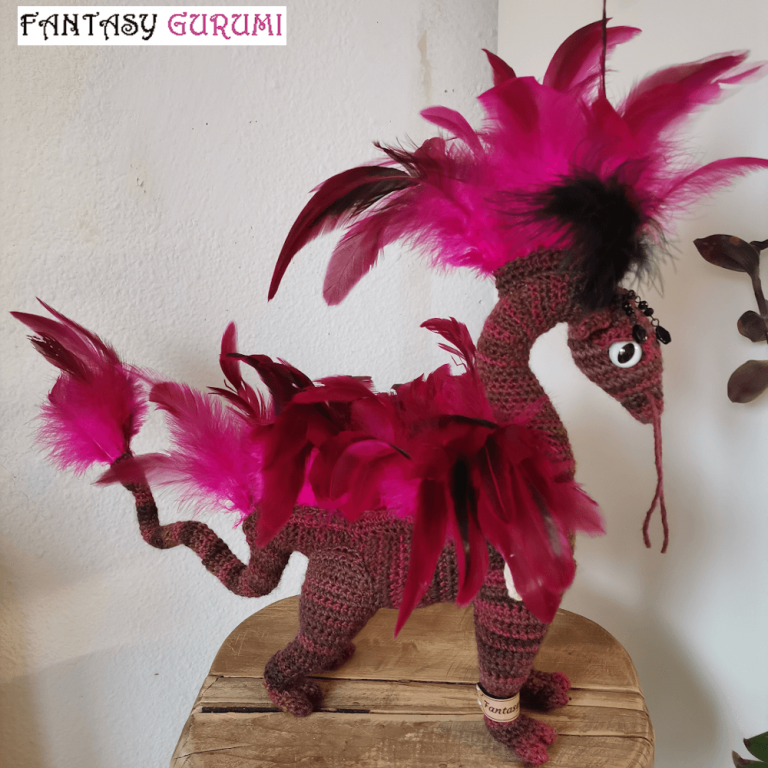 Dragon plumes , décoration intérieure France - Fantasy Gurumi